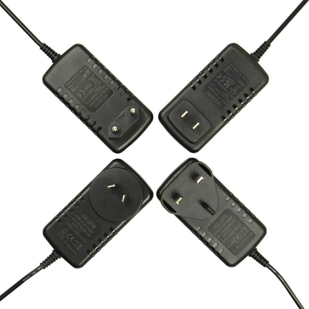 Wall Plug-in LED Adapter Power Supply 110-220V AC to 12V/24V/5V DC ...