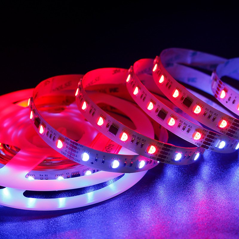 RGBW DMX512 Pixel Led Strip Flexible 60 LED per Meter Addressable ...