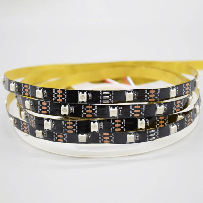 WS2812B LED Pixel Strip 30LEDs/m Individually Addressable LED Strip ...